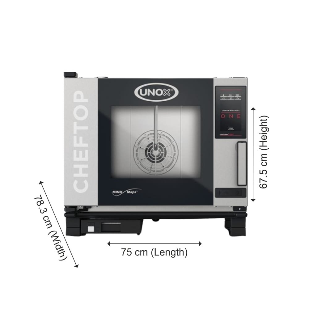 UNOX Combi Oven Cheftop Mind. maps™ Countertop One, XEVC-0511-E1RM ...
